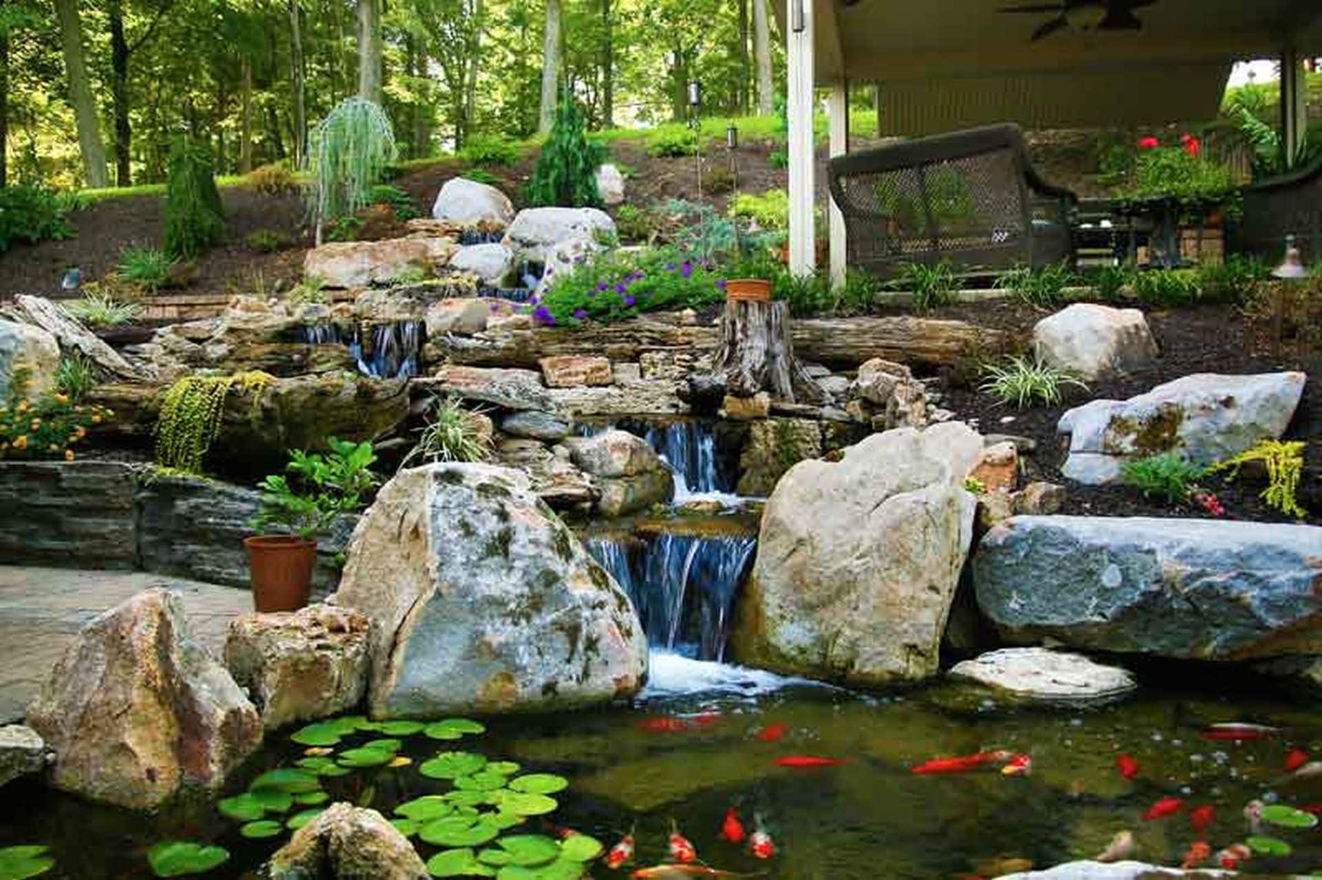 Pond Sales in Central PA - Koi Ponds - Tussey Landscaping